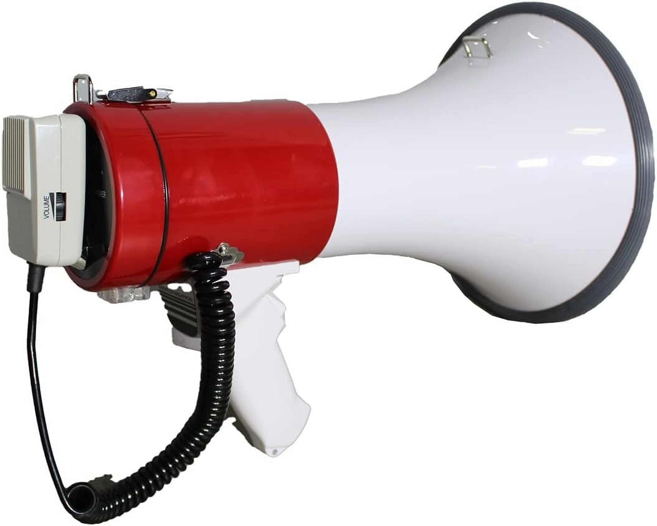 Professional Bullhorn 50 Watt Rally Megaphone with Siren - Walmart.com