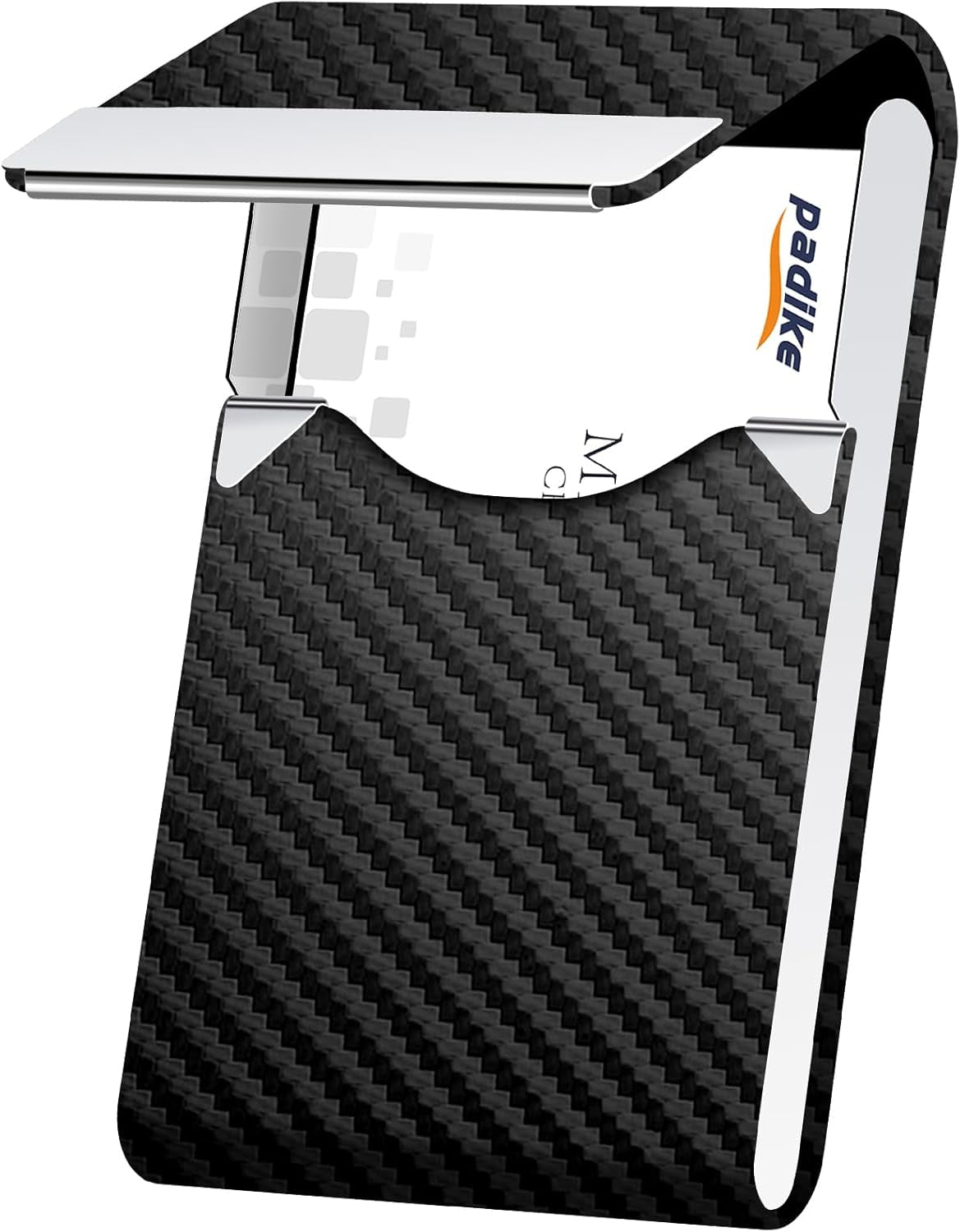 Professional Business Card Holder PU Leather Business Card Case Name ...