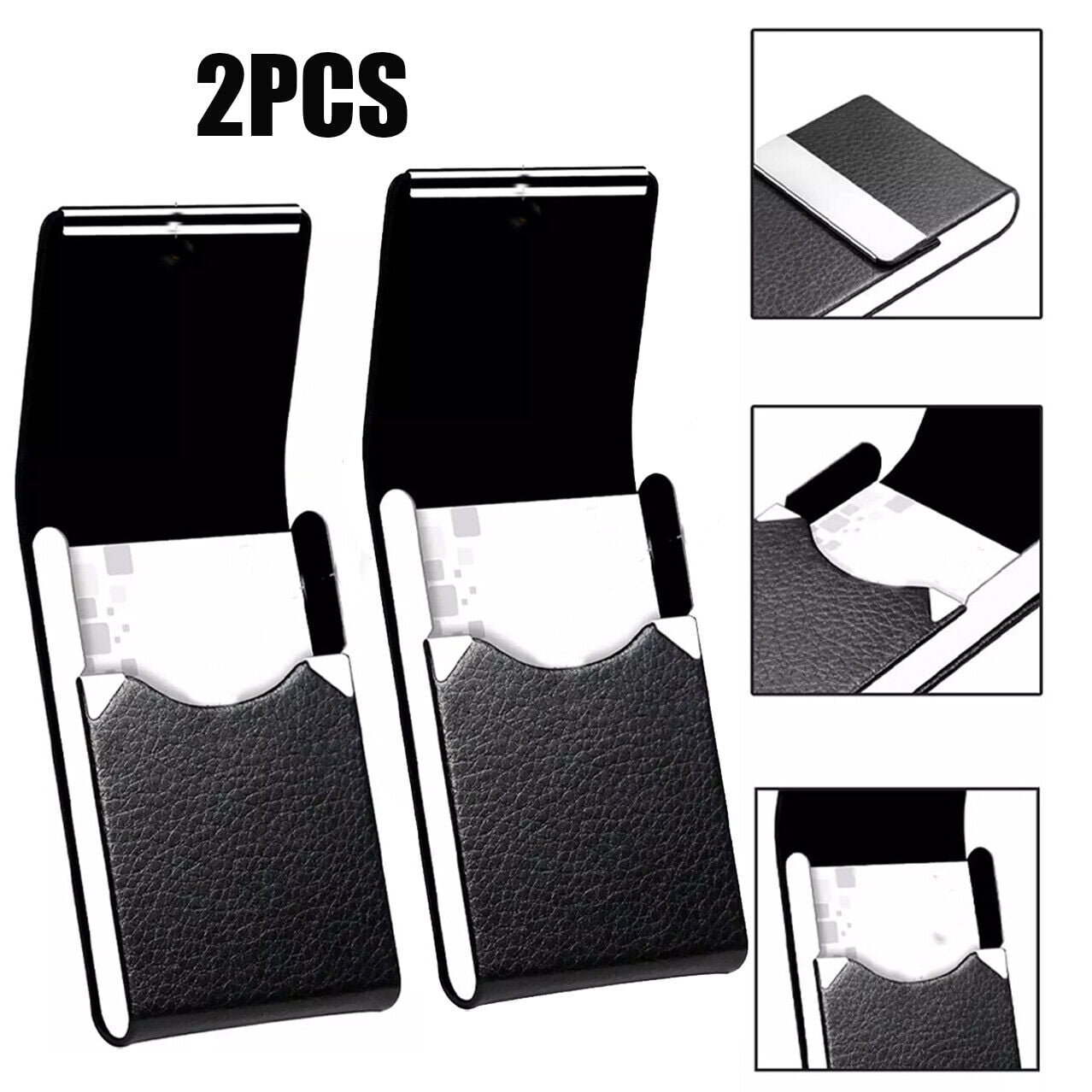 Professional Business Card Holder PU Leather Name Card Holder Business ...