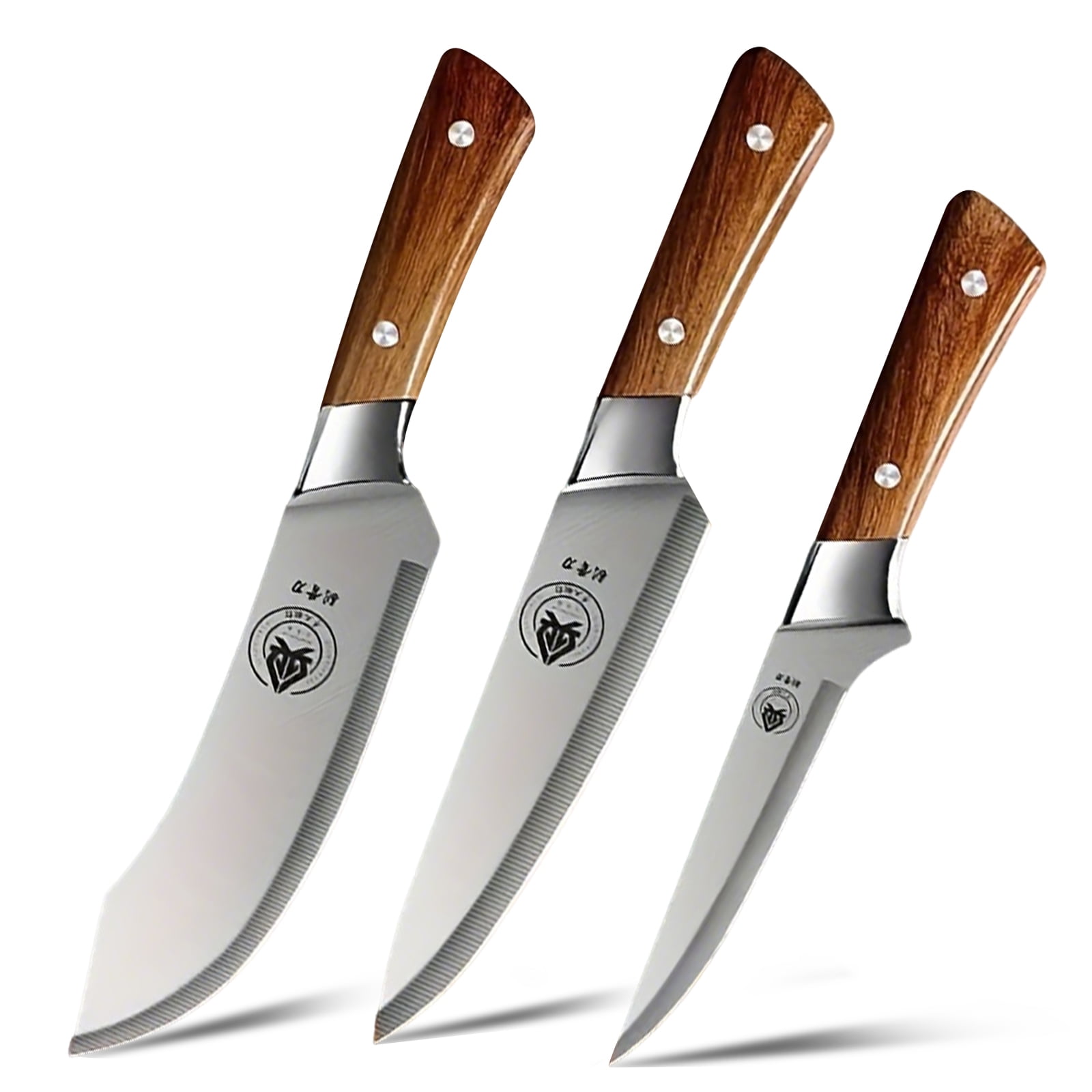 Professional Butcher Knife Set 3, Meat Carving knife, Breaking Knife ...