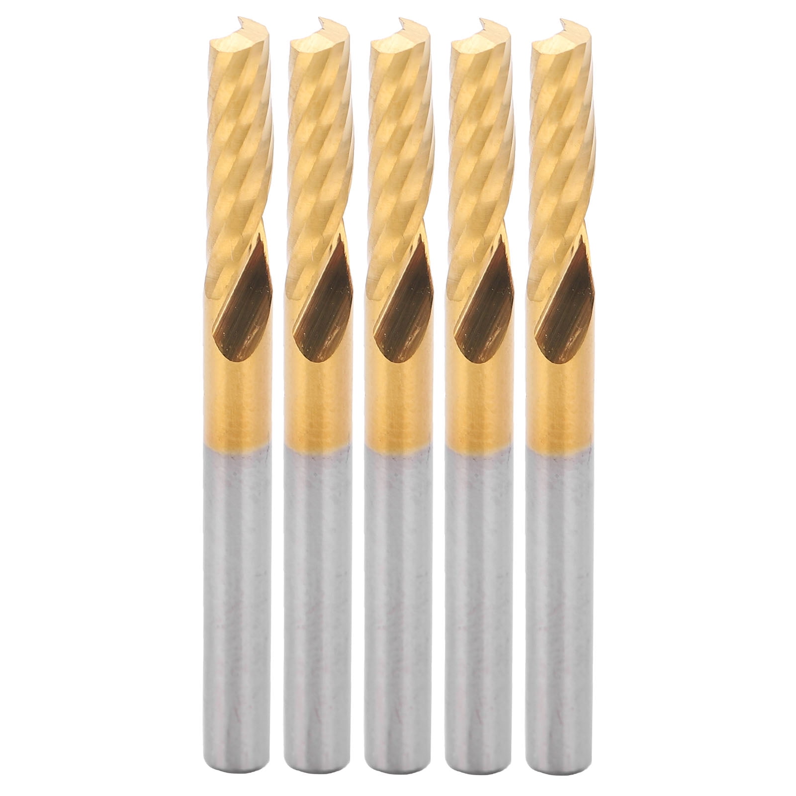 Professional CNC Spiral Router Bits, 4mm High-Speed Steel Milling ...