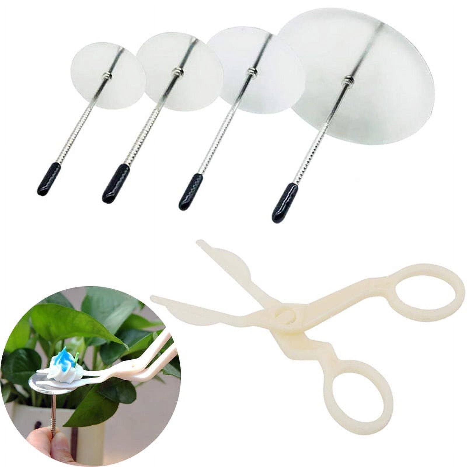 Professional Cake Flower Nail Decorating Kit, Stainless-Steel Decor ...