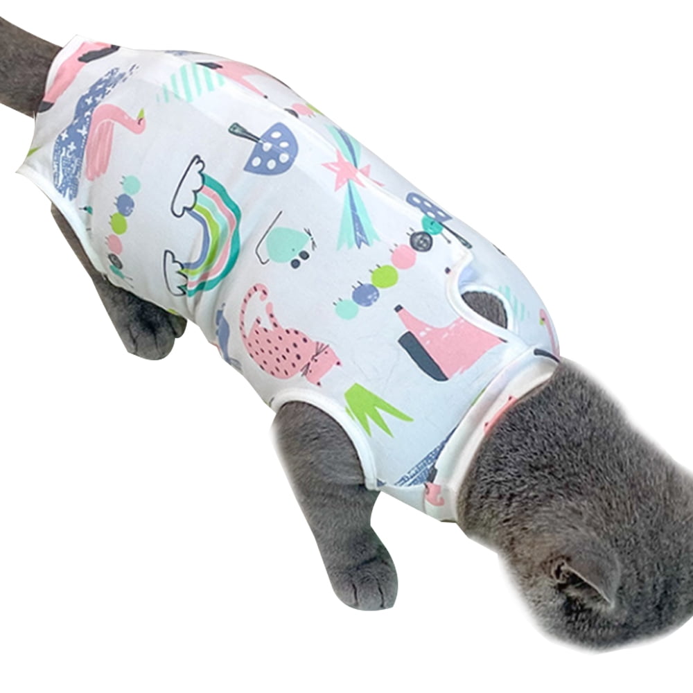 Professional Cat Recovery Suit for Surgical Abdominal Wound and Skin ...