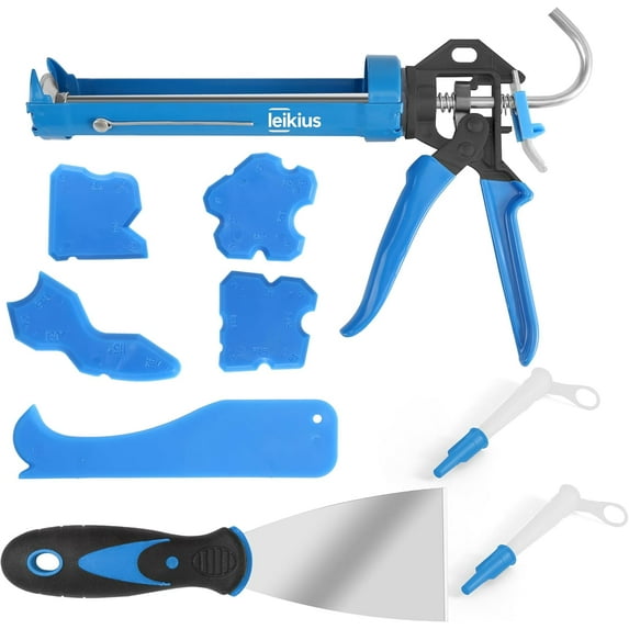 Professional Caulk Guns, Heavy Duty Caulking Gun,Thrust Ratio 14:1,No ...