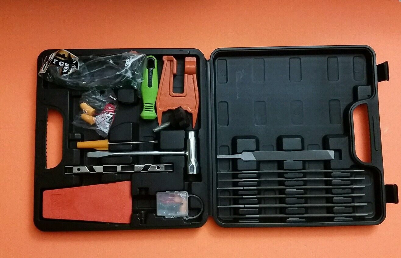 Professional Chainsaw Maintenance Tool Kit with Storage Case - Complete ...