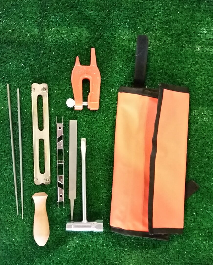 Professional Chainsaw Sharpening Kit with Stump Vise - 9-Piece .325 ...