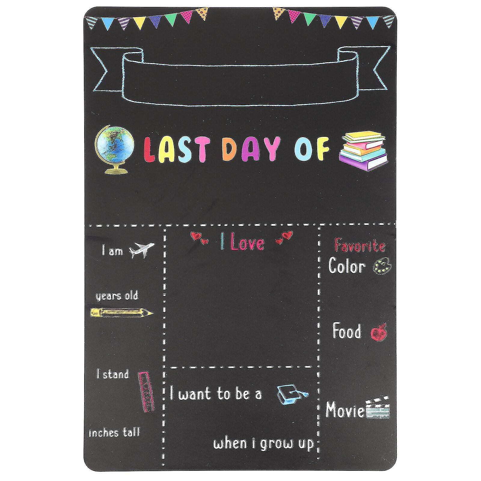 Professional Chalkboard Delicate School Sign Adorable School Board ...