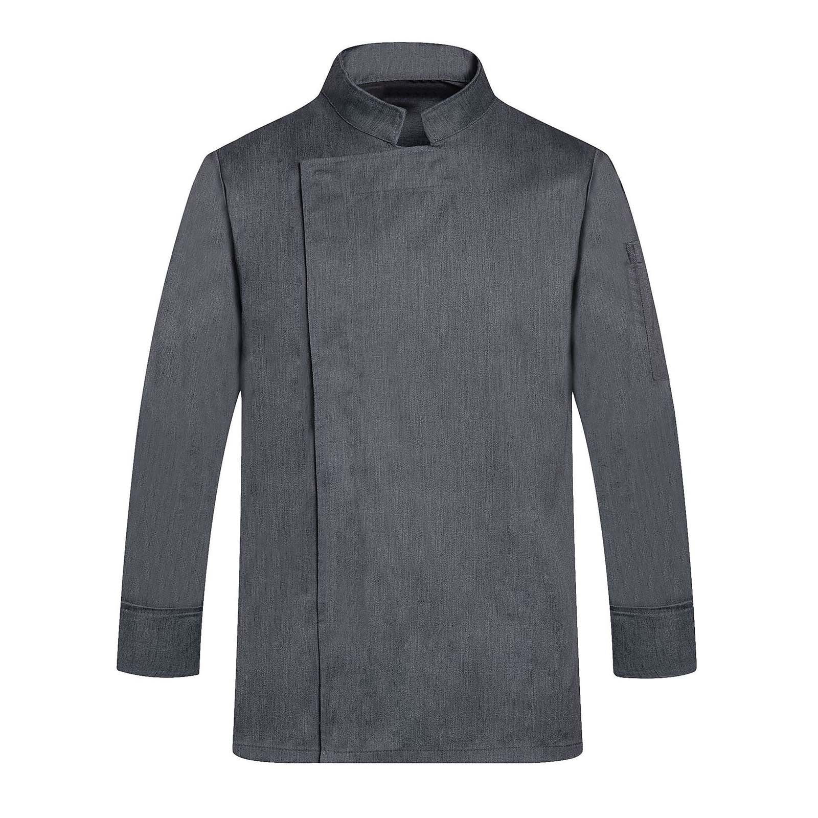 Professional Chef Uniform Long Sleeve Work Shirt Restaurant Kitchen Top ...