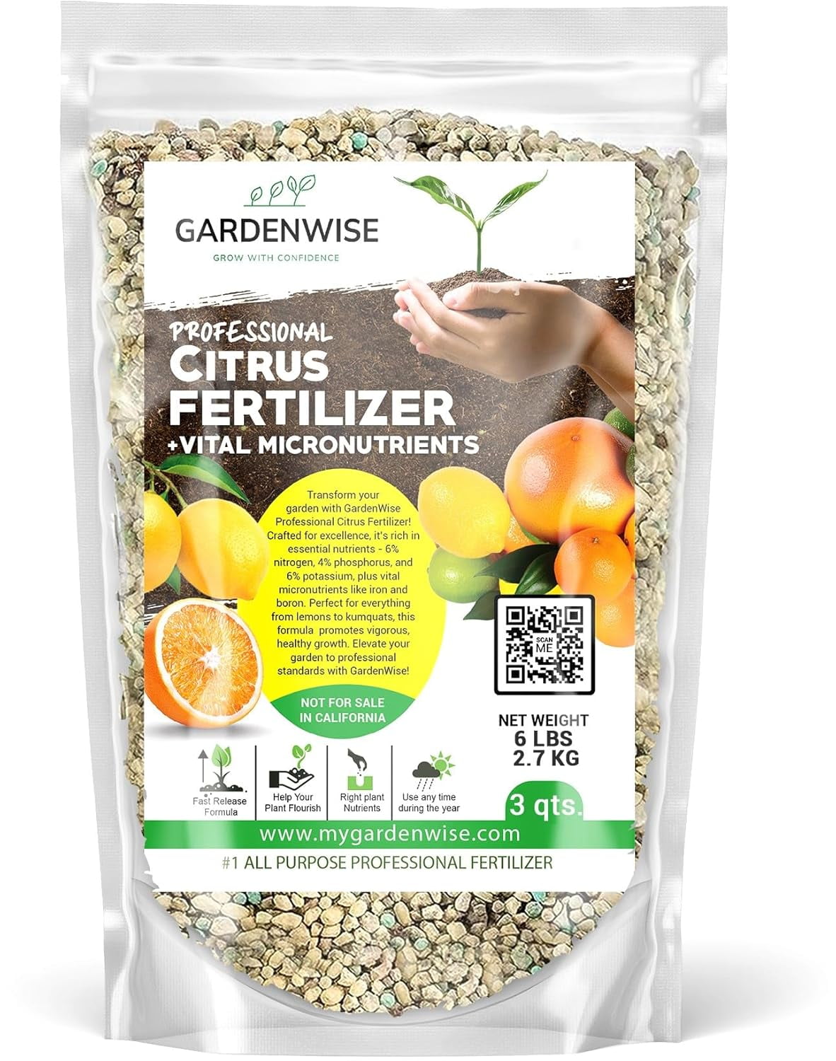 Professional Citrus Fertilizer + Vital Micronutrients; Perfect Balanced ...