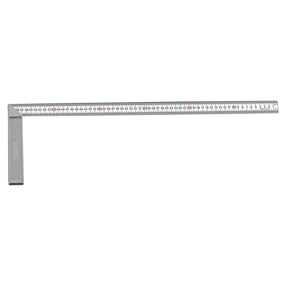 Professional Clear Scale Aluminum Alloy Protractor Square Angles Ruler ...