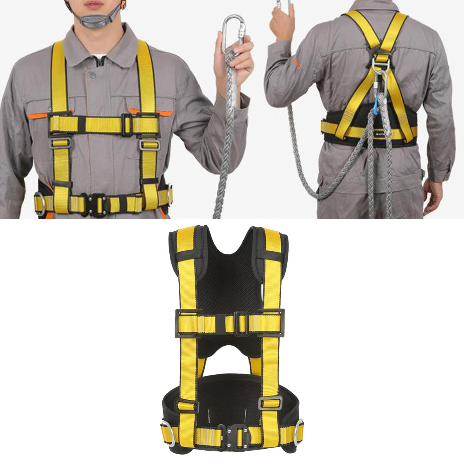Professional Climbing Rappelling Harness Chest Half Body Belt Waist ...