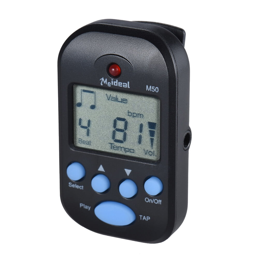 Professional Clip on Digital Beat Tempo Metronome LCD Screen ...