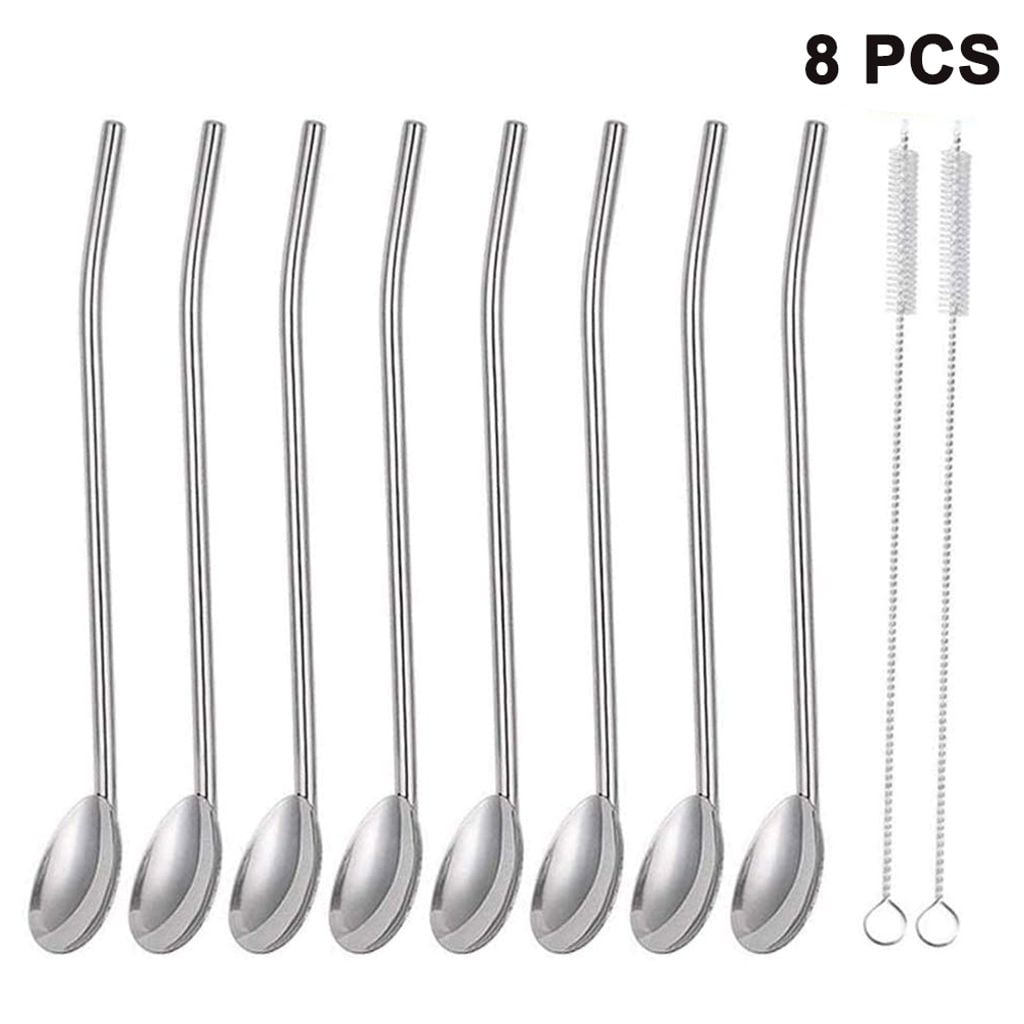 Professional Cocktail Spoon, Elongated Bar Spoon Ensures Easy Reach ...