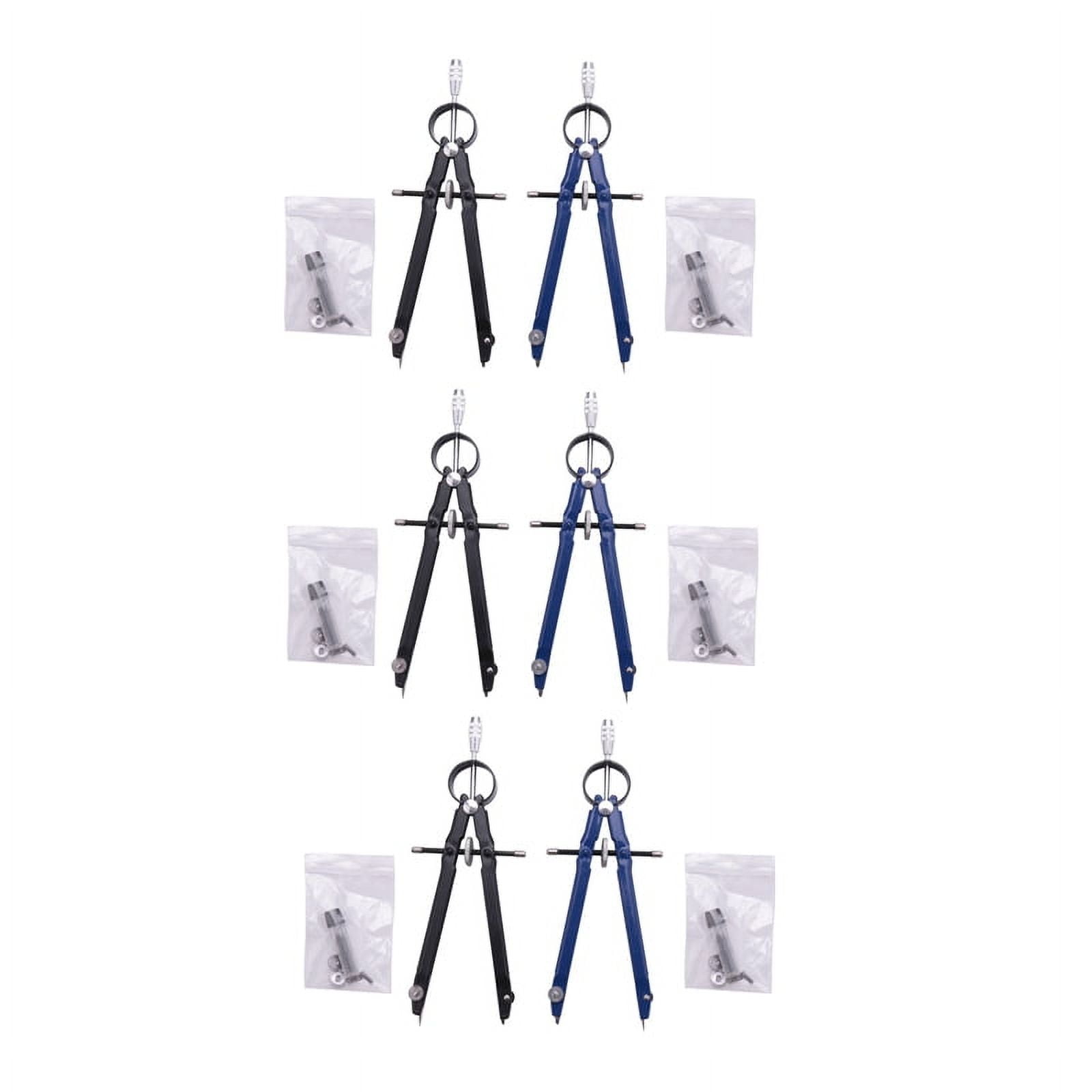 Professional Compass with Lock, Compass for Geometry, 6inch Spring Bow ...