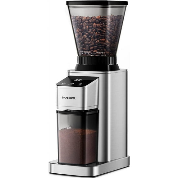 Professional Conical Burr Coffee Grinder, Coffee Bean Grinder with 48 ...