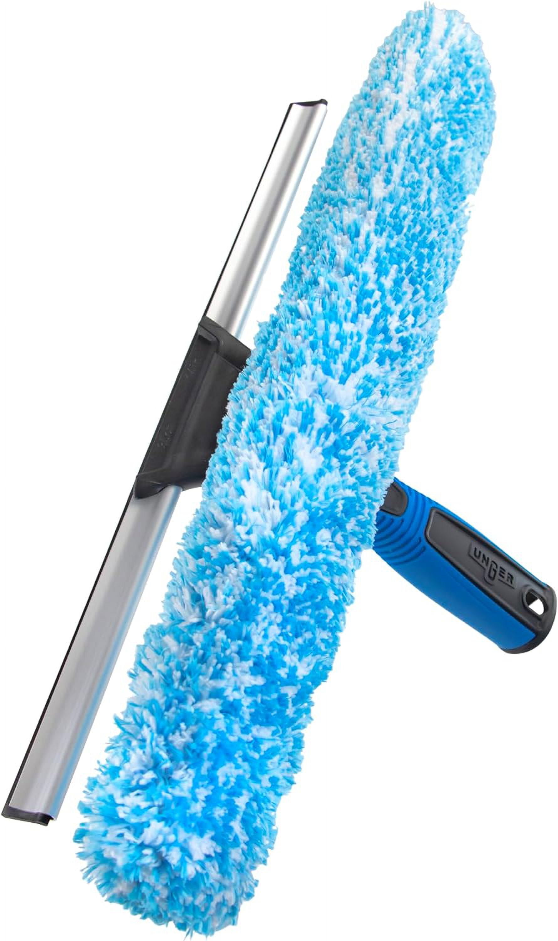 Professional Connect and Clean 2-in-1 Squeegee and Scrubber, 14” Window ...