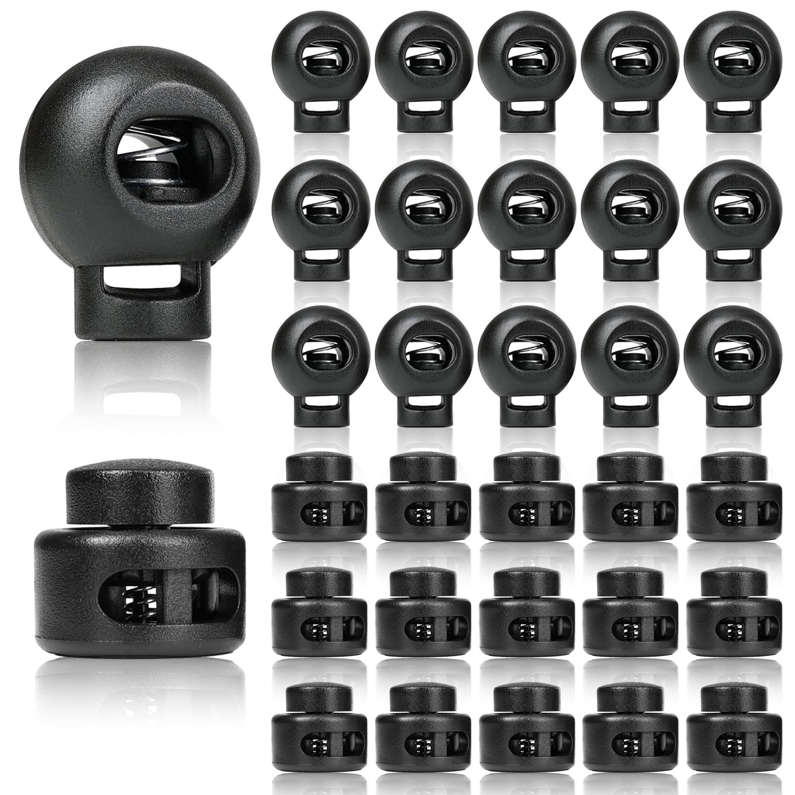 Multipurpose Cord Lock, Spring Elastic Fastener for Smooth Positioning ...