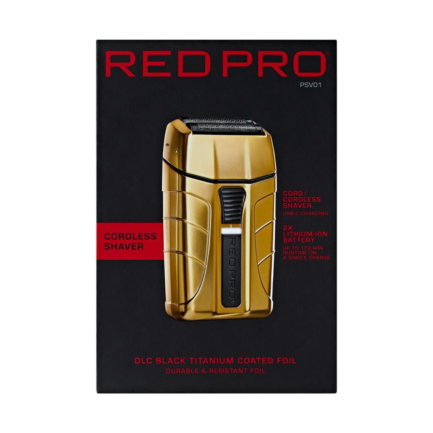 Professional Cordless Shaver - Matte Gold Diamond Like Carbon Coated ...