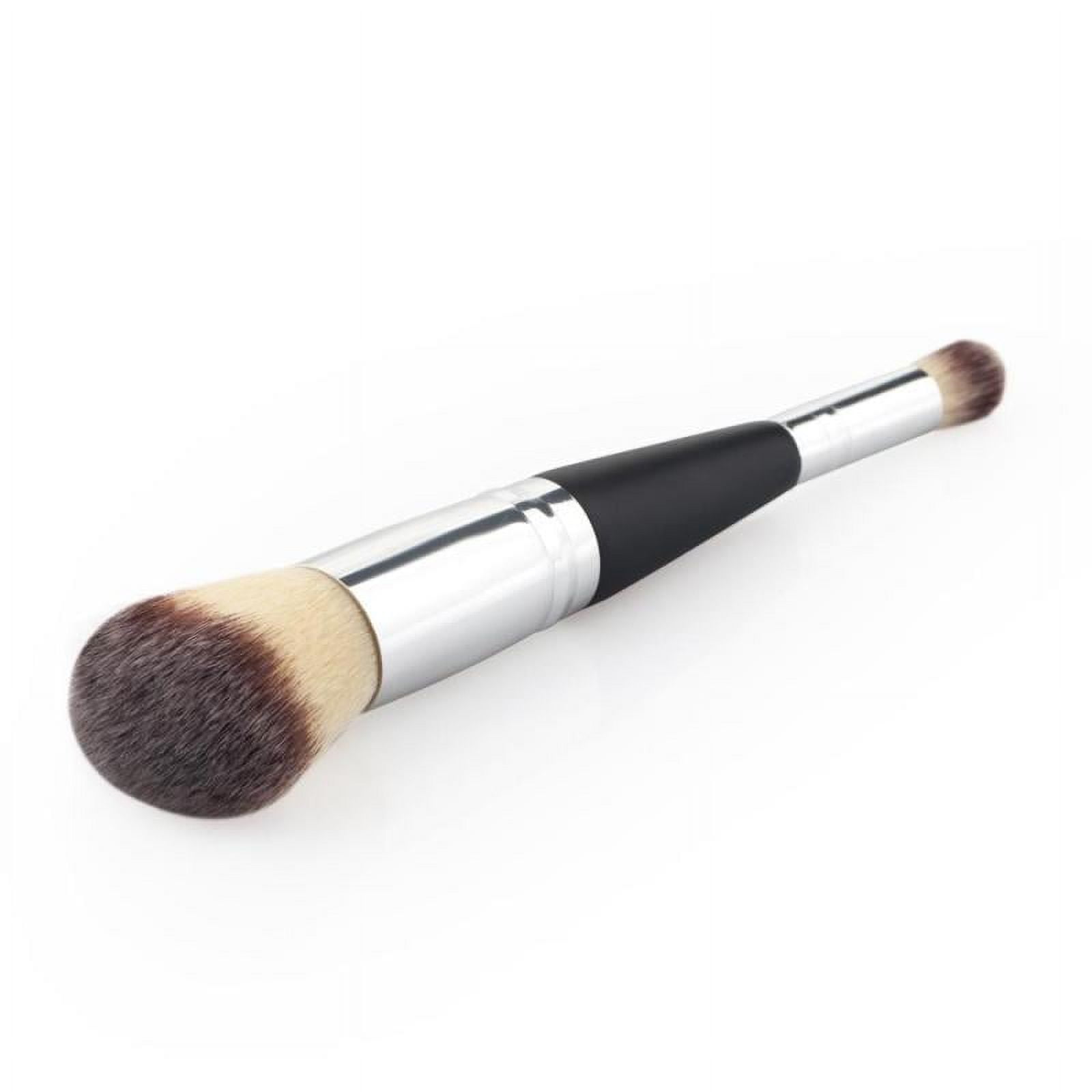 Professional Cosmetic Wooden Makeup Brush Ended Face Flat Foundation ...
