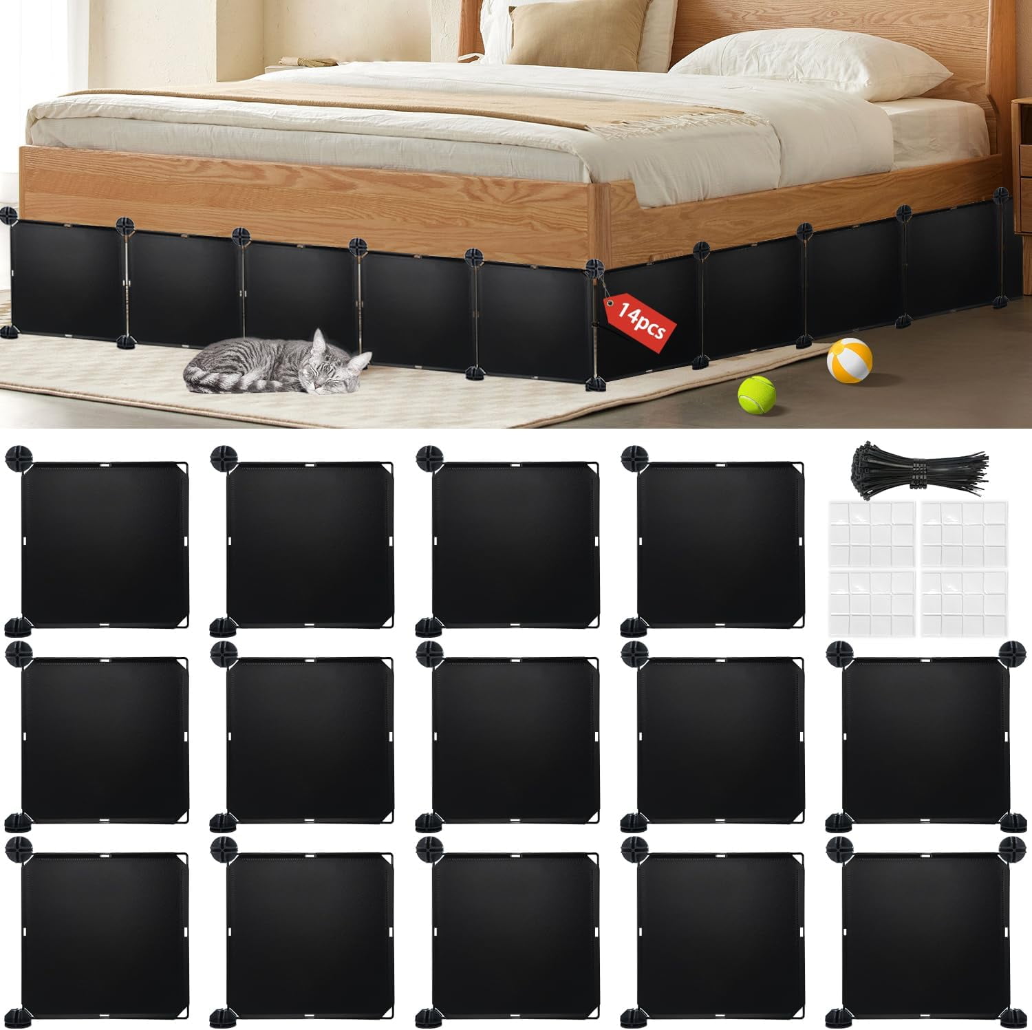 Professional Under Couch Blocker, Multi-Purpose Under Bed Blocker for ...