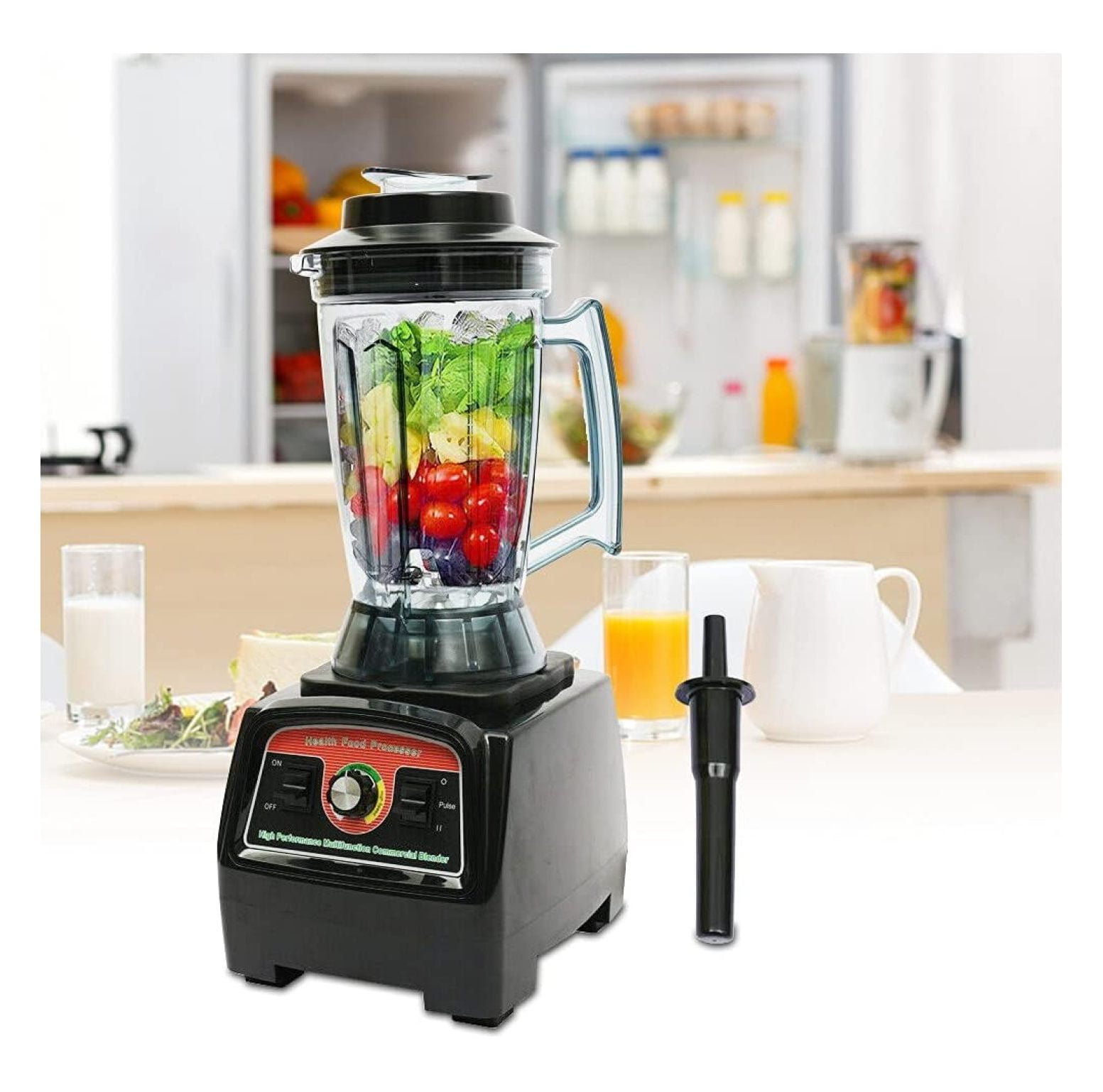 Professional Countertop Blender 2800W Smoothie Blender Shakes Smoothies ...
