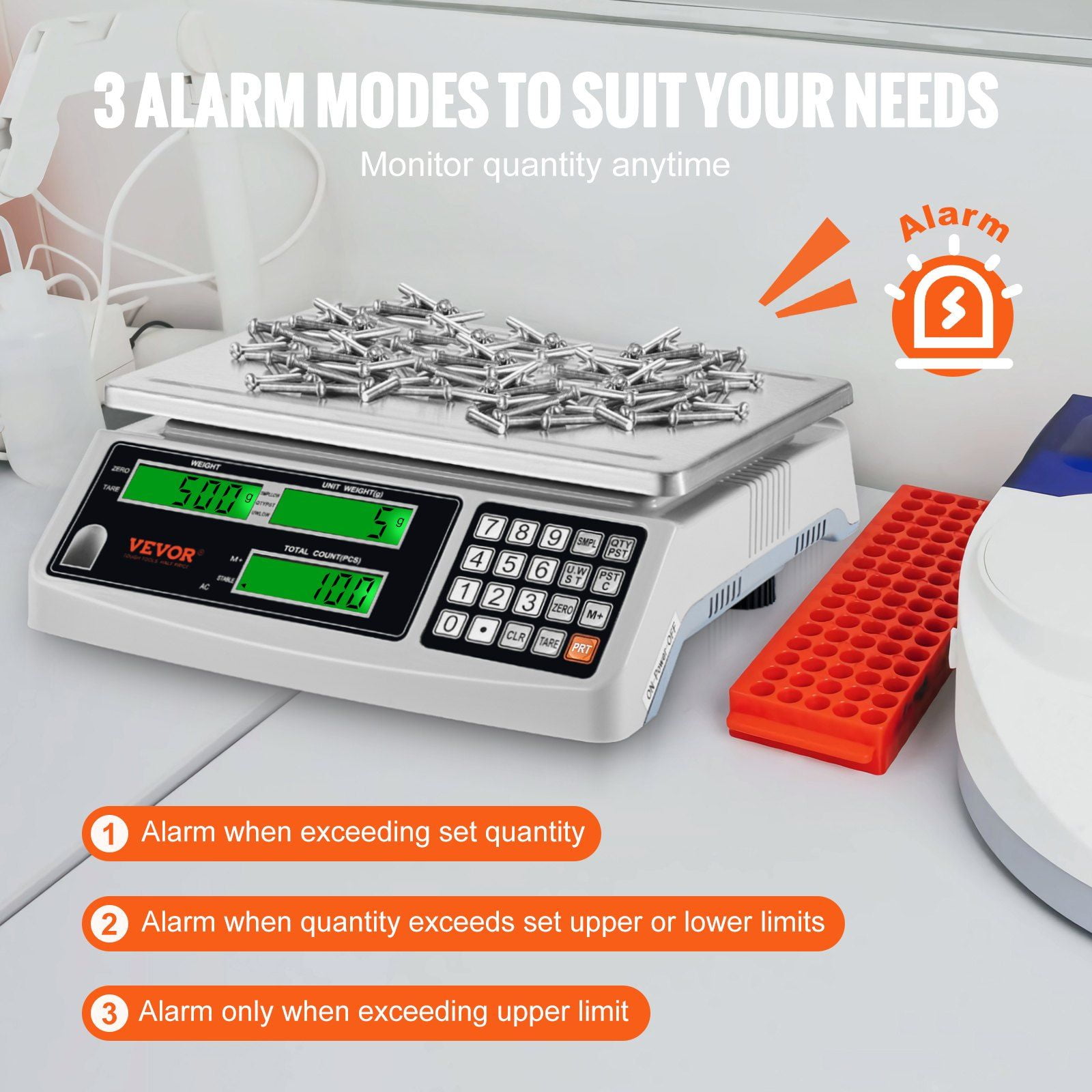 Professional Counting Scale for Small Parts & Coins, 15kg Capacity, 0 ...
