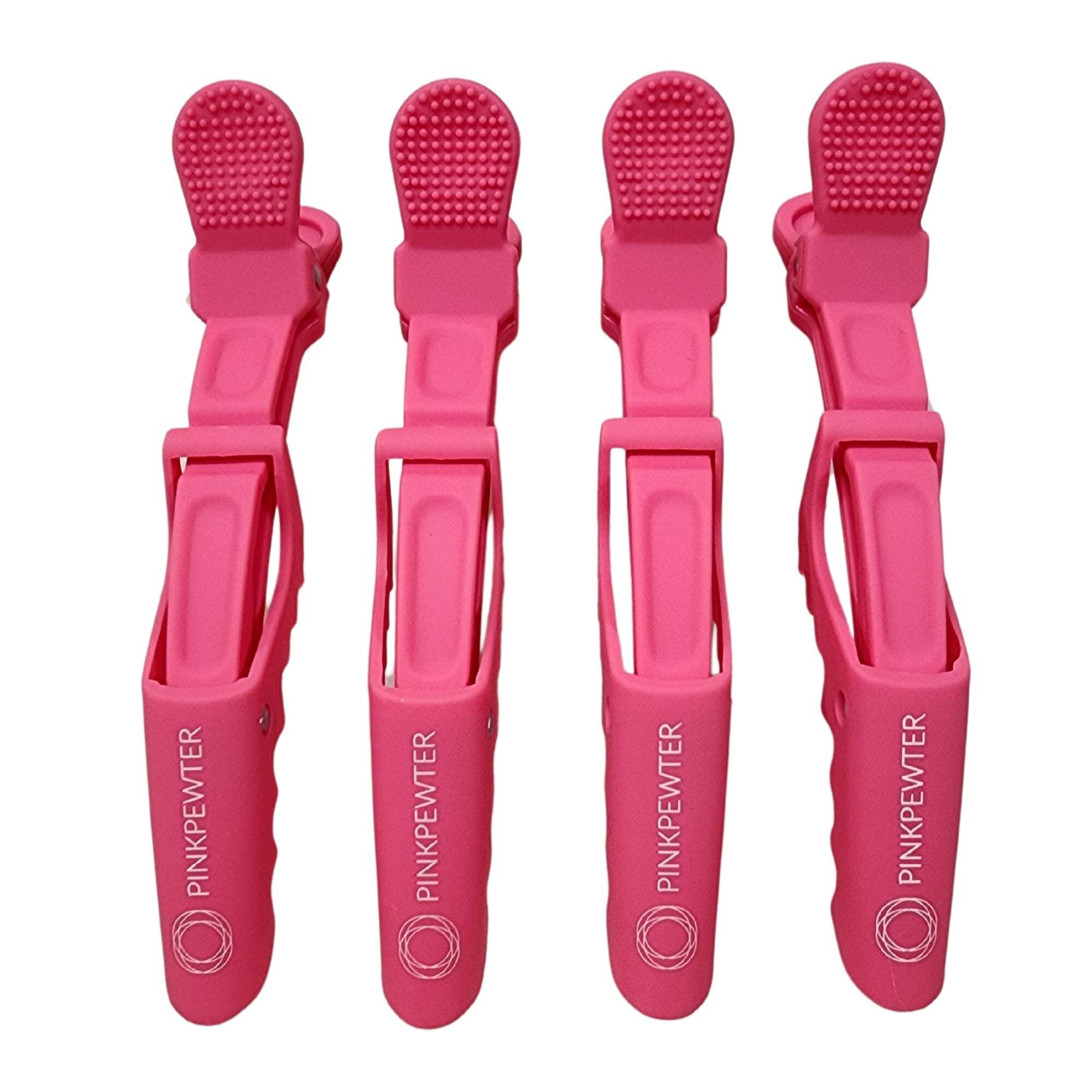 Professional Crocodile Grip No-Slip Sectioning Clips - 4pc - Walmart.com
