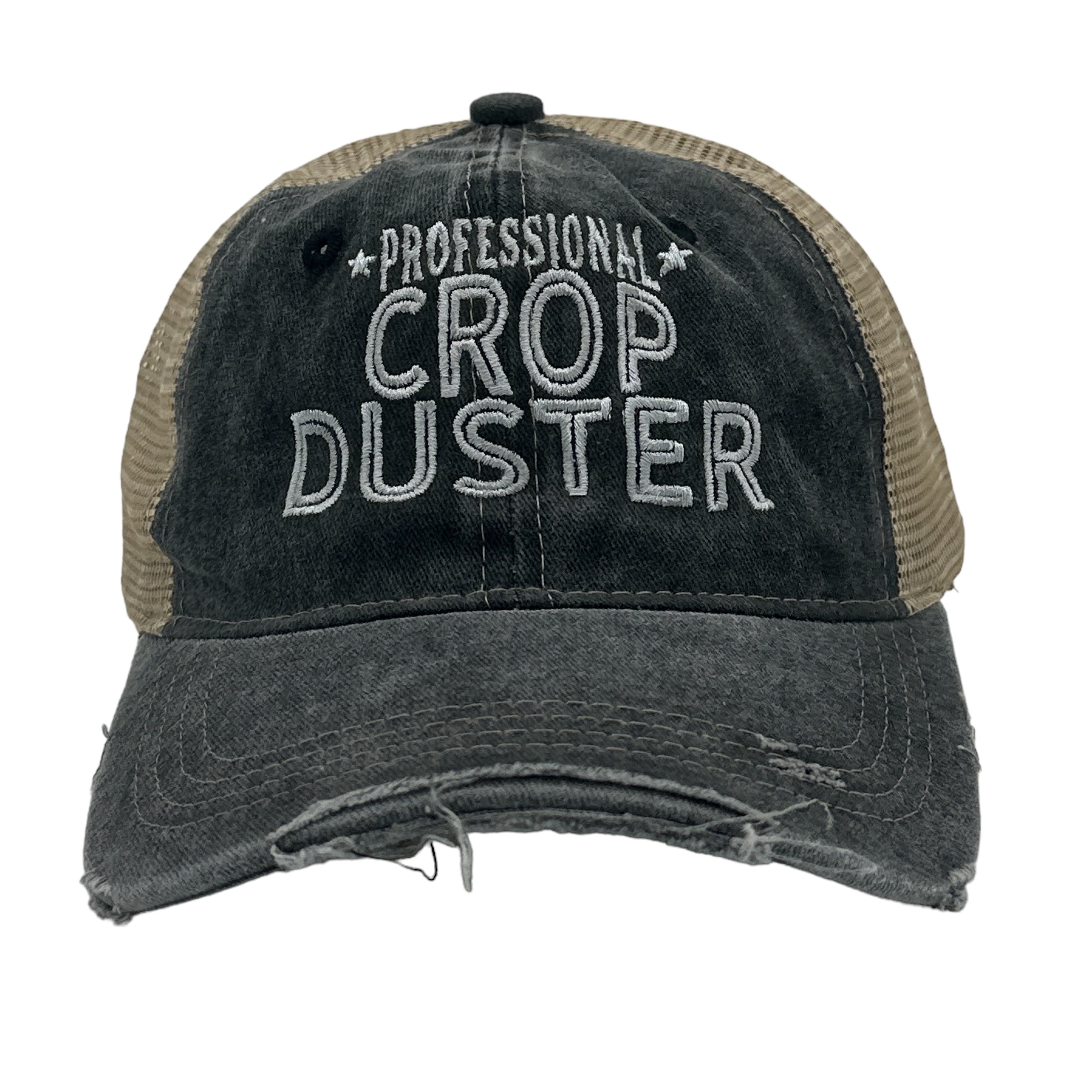Professional Crop Duster Hat Funny Farting Novelty Trucker Cap ...