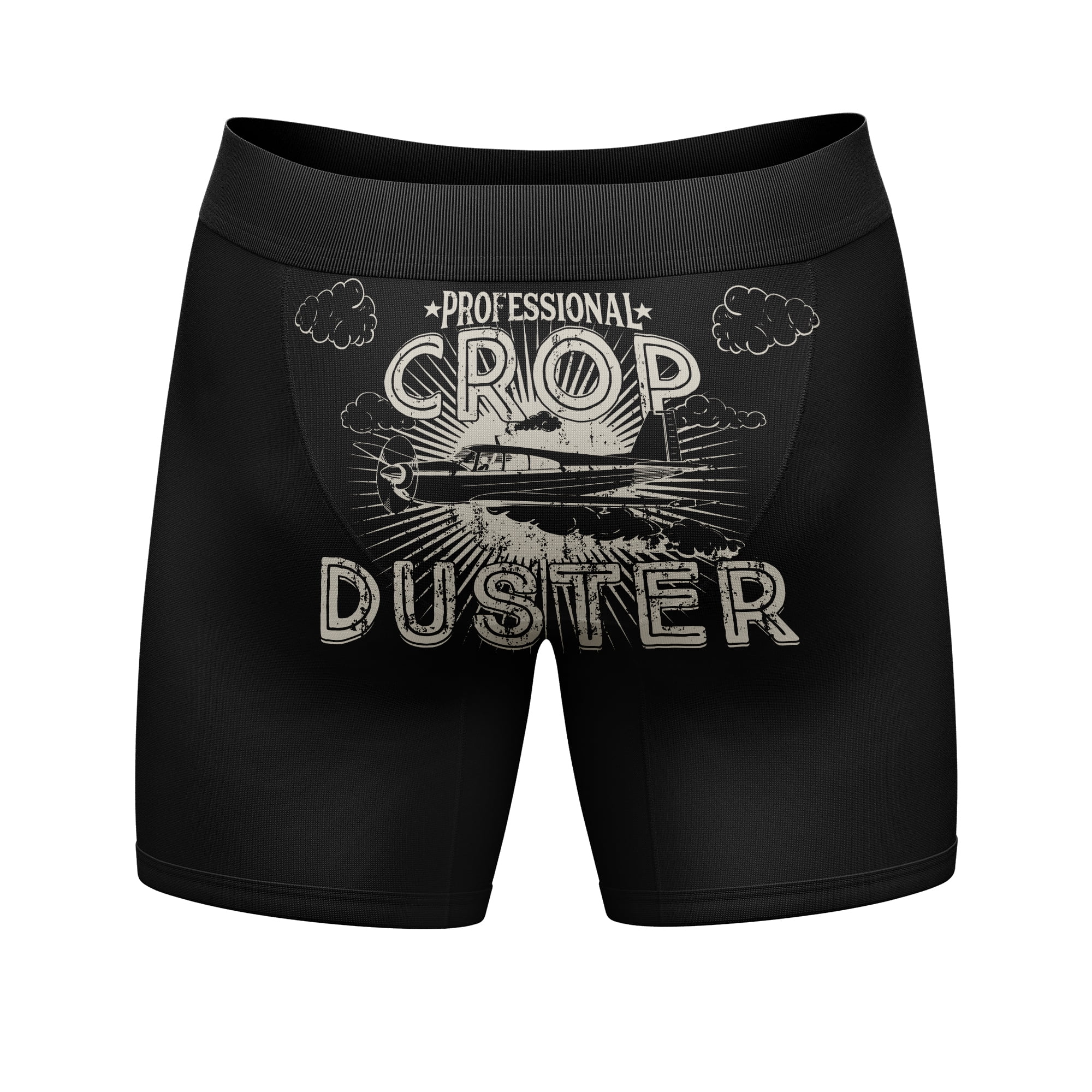 Professional Crop Duster Mens Boxers Funny Stinky Fart Bathroom Humor ...