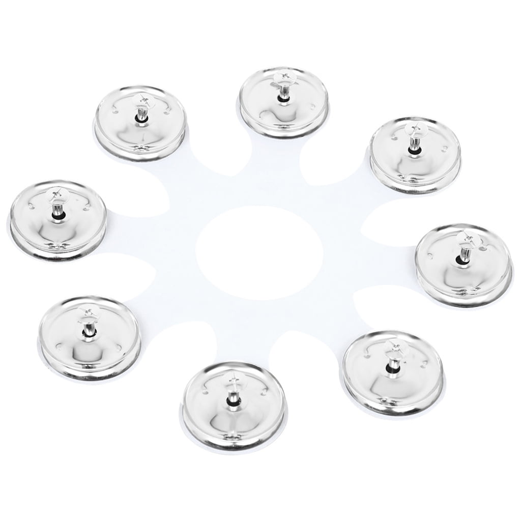 Professional Cymbals Bells Drum Rings Metal Texture Accessories Set for ...