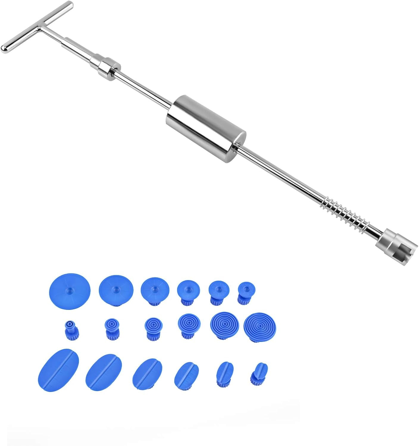 Professional Dent Repair Kit, Paintless Dent Removal With T Bar Slide ...