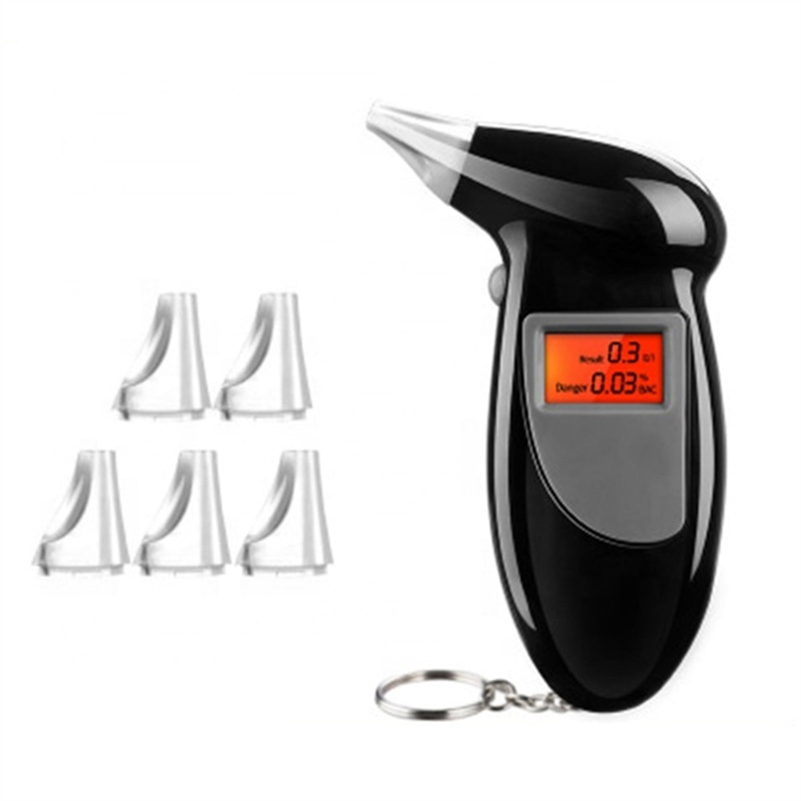 Professional Digital Alcohol Breath Tester Breathalyzer Analyzer ...