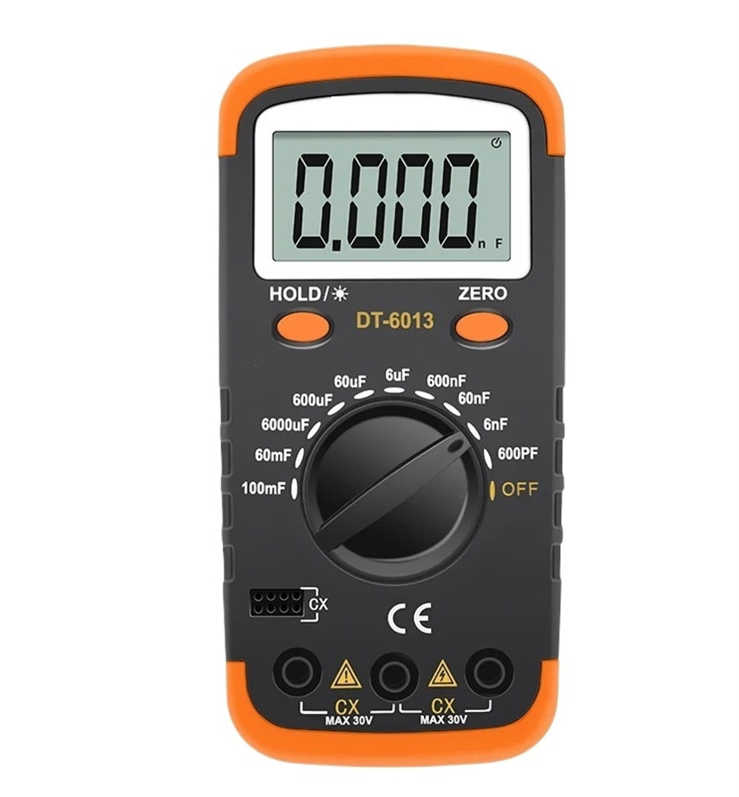 Professional Digital Capacimeter 6000 counts Capacitor Capacity Meter ...