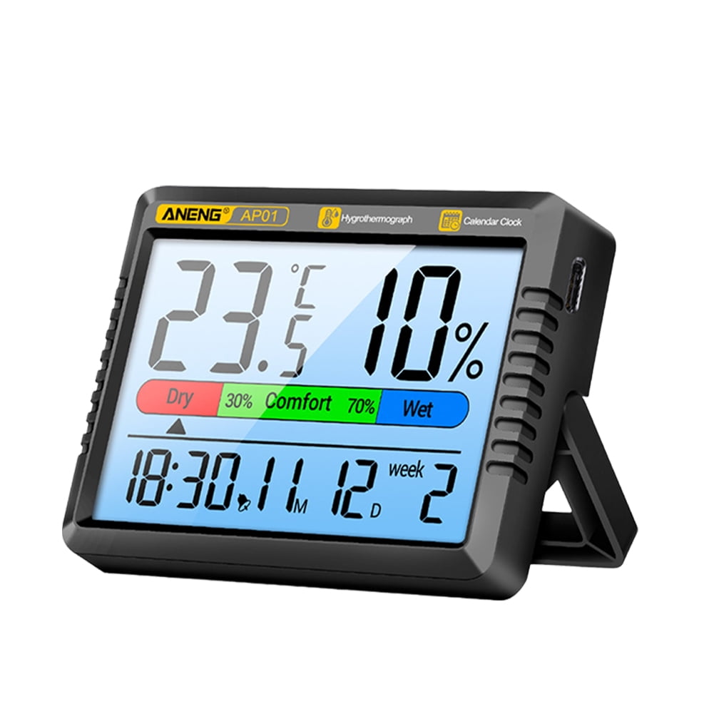 Professional Digital Hygrometer Indoor Thermometer Room Humidity Gauge ...