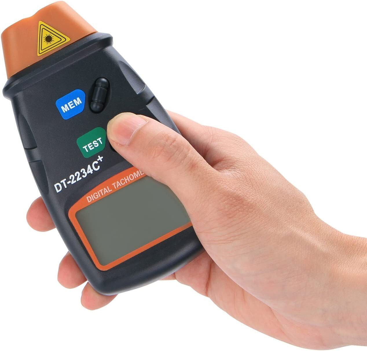 Professional Digital Laser Photo Tachometer Non Contact RPM Tach ...