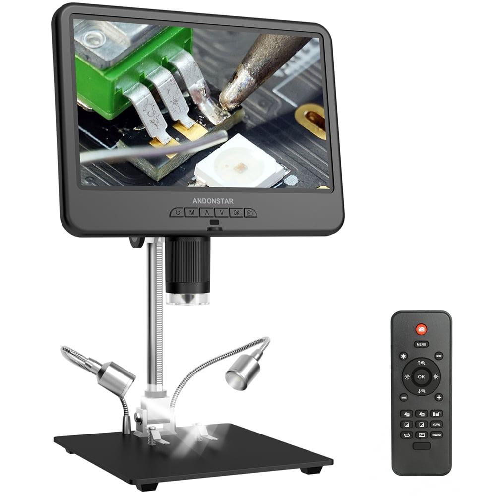 Professional Digital Microscope with LED Fill Light High-Resolution ...