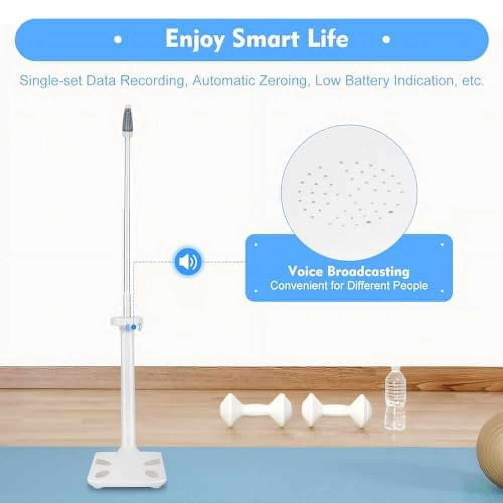 Professional Digital Physicians Scale, 440lbs/200kg 80-195CM Height and ...