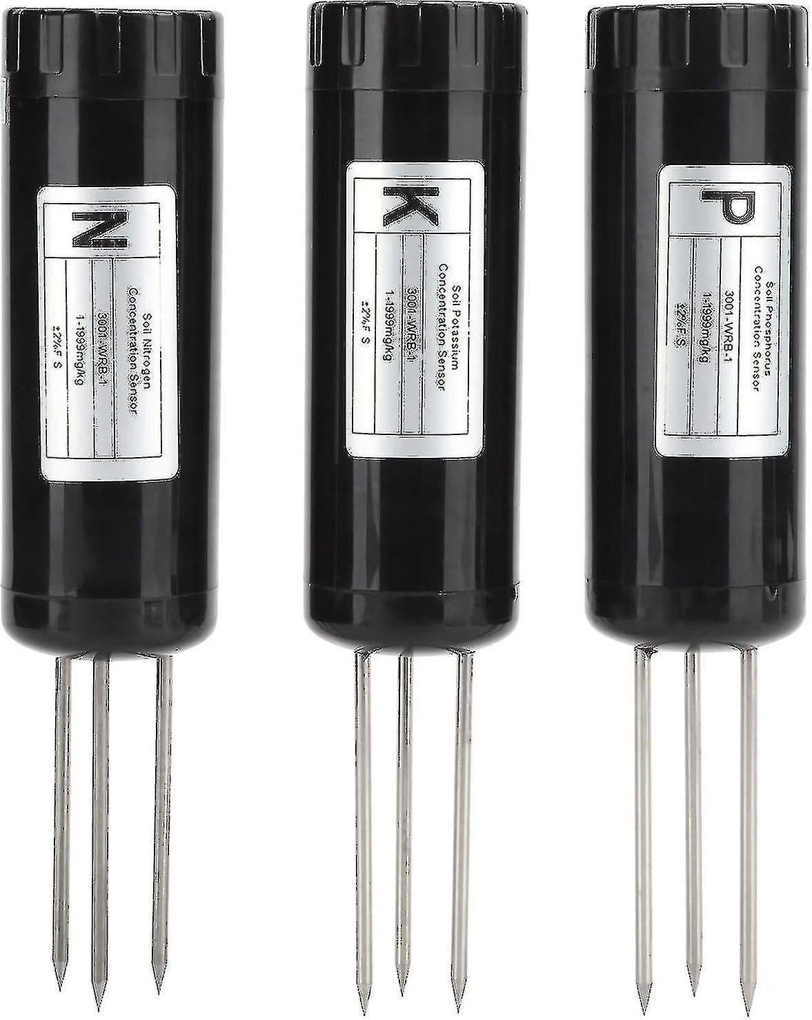 Professional Digital Soil Tester Kit For Npk - Silver Case Soil Meter ...