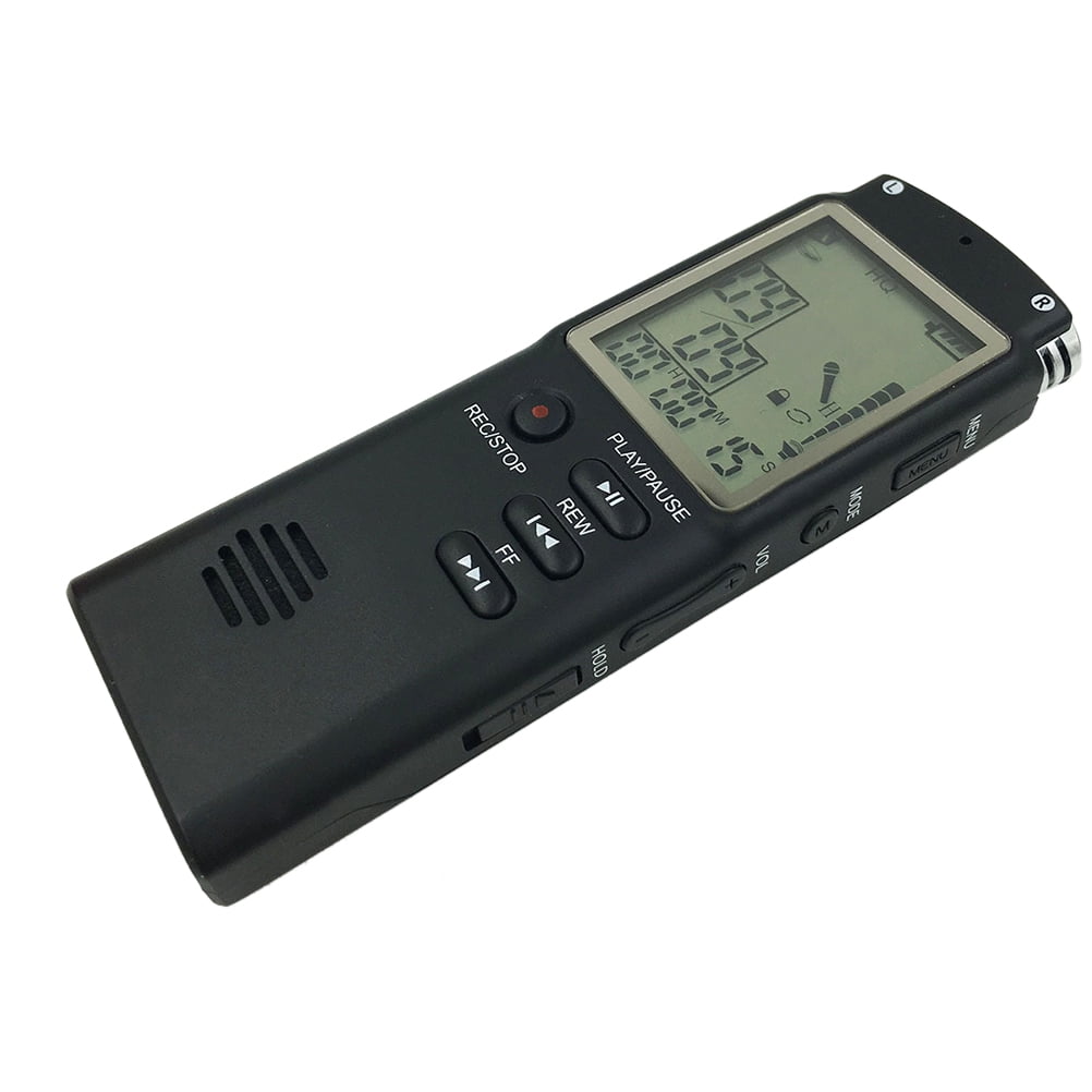 Professional Digital Voice Recorder 8GB Sound Audio Recorder Time ...
