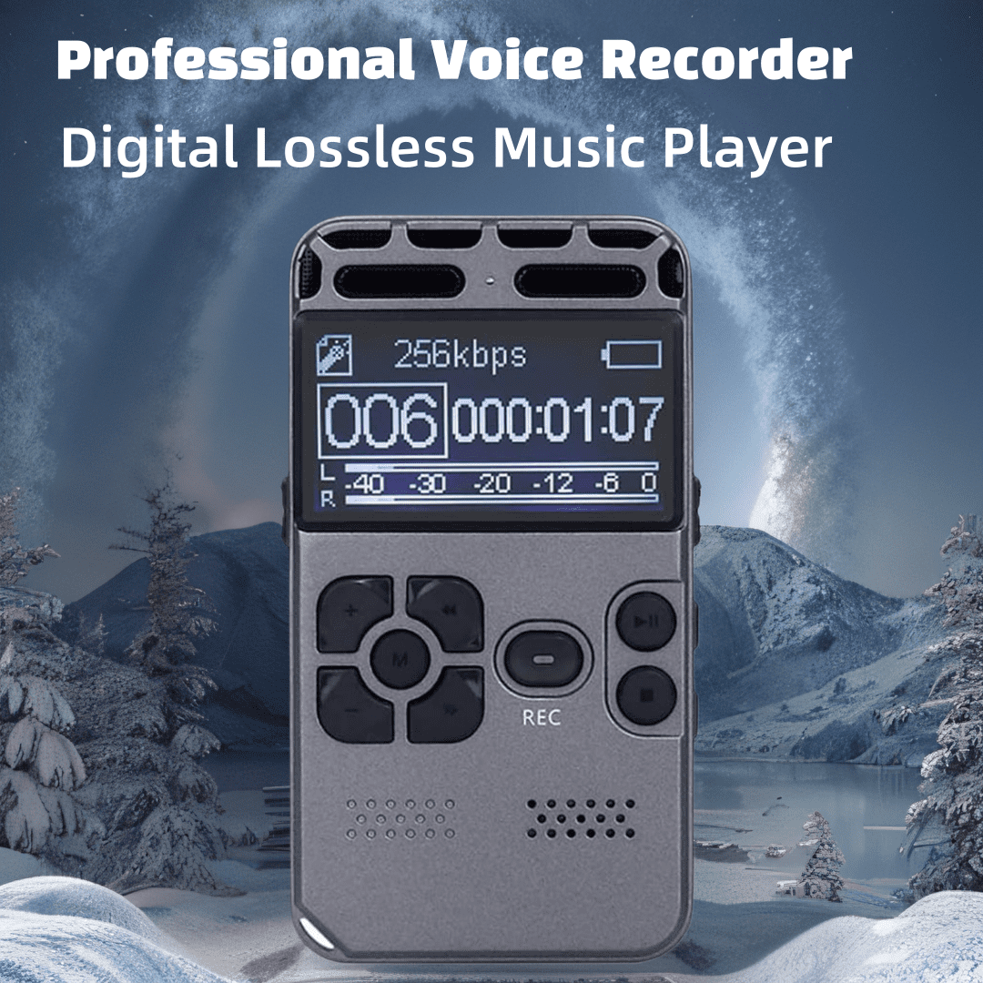 Professional Digital Voice Recorder Audio Sound Dictaphone & Digital ...