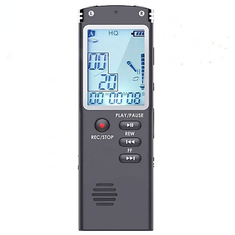Professional Digital Voice Recorder MP3 Player 8GB/16GB/32GB Storage ...