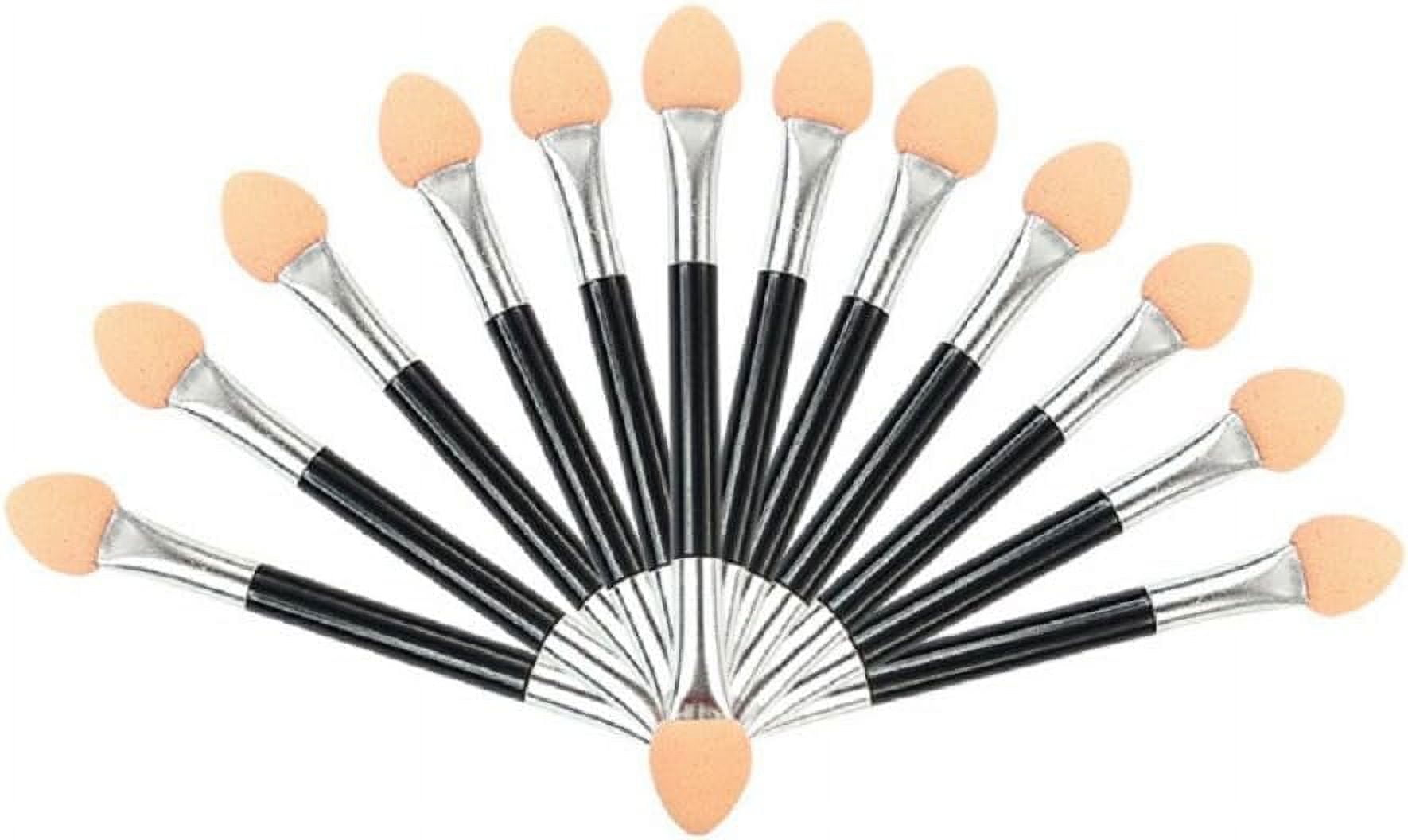 Professional Disposable Dual-head Eyeshadow Brush Sponge Tipped Oval ...