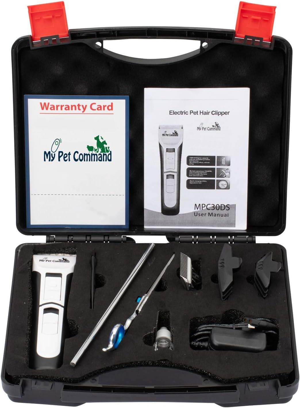 Professional Dog Clippers for Grooming, Cordless Rechargeable Pet ...