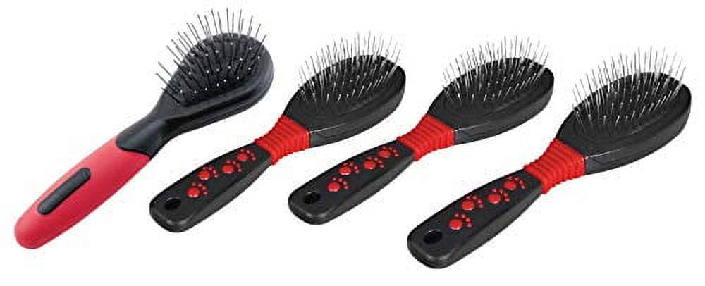 Professional Dog Grooming Pin Brush Stainless Steel & Rubber Choose ...