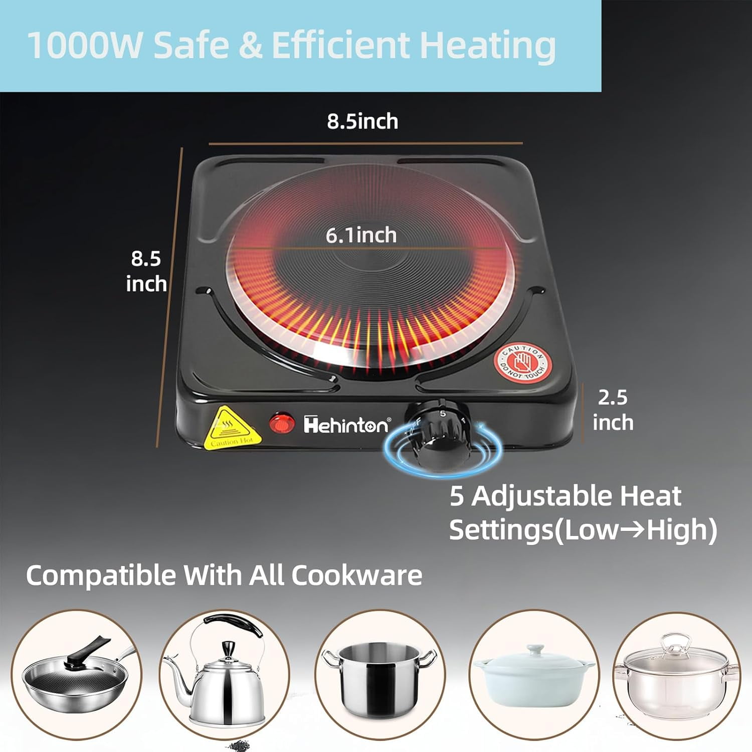 Professional Double Boiler Pot 1200ML/40.6OZ, 304 Stainless Steel ...