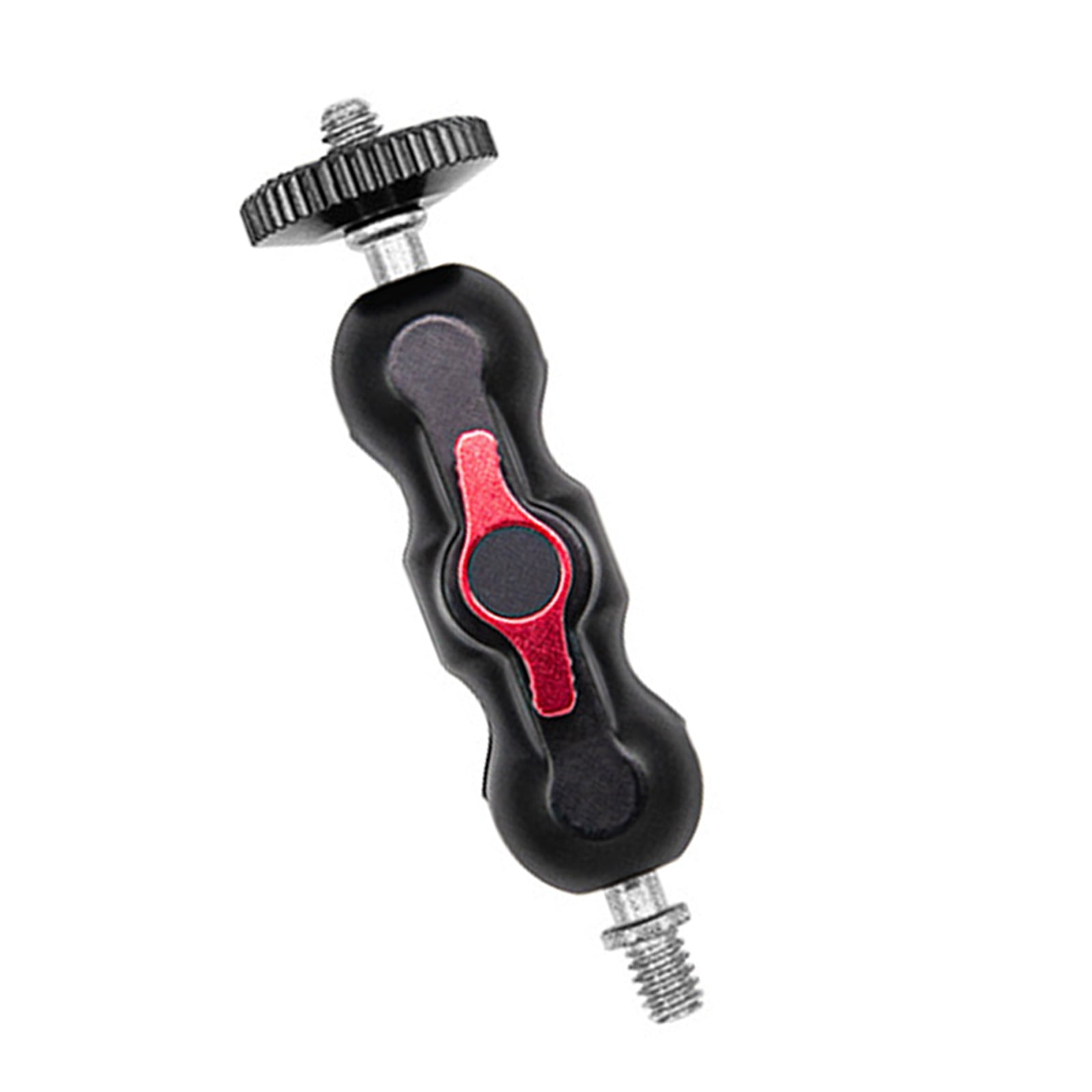 Professional Double Head Shoe Mount Adapter Arm with Small Monitor Arm ...