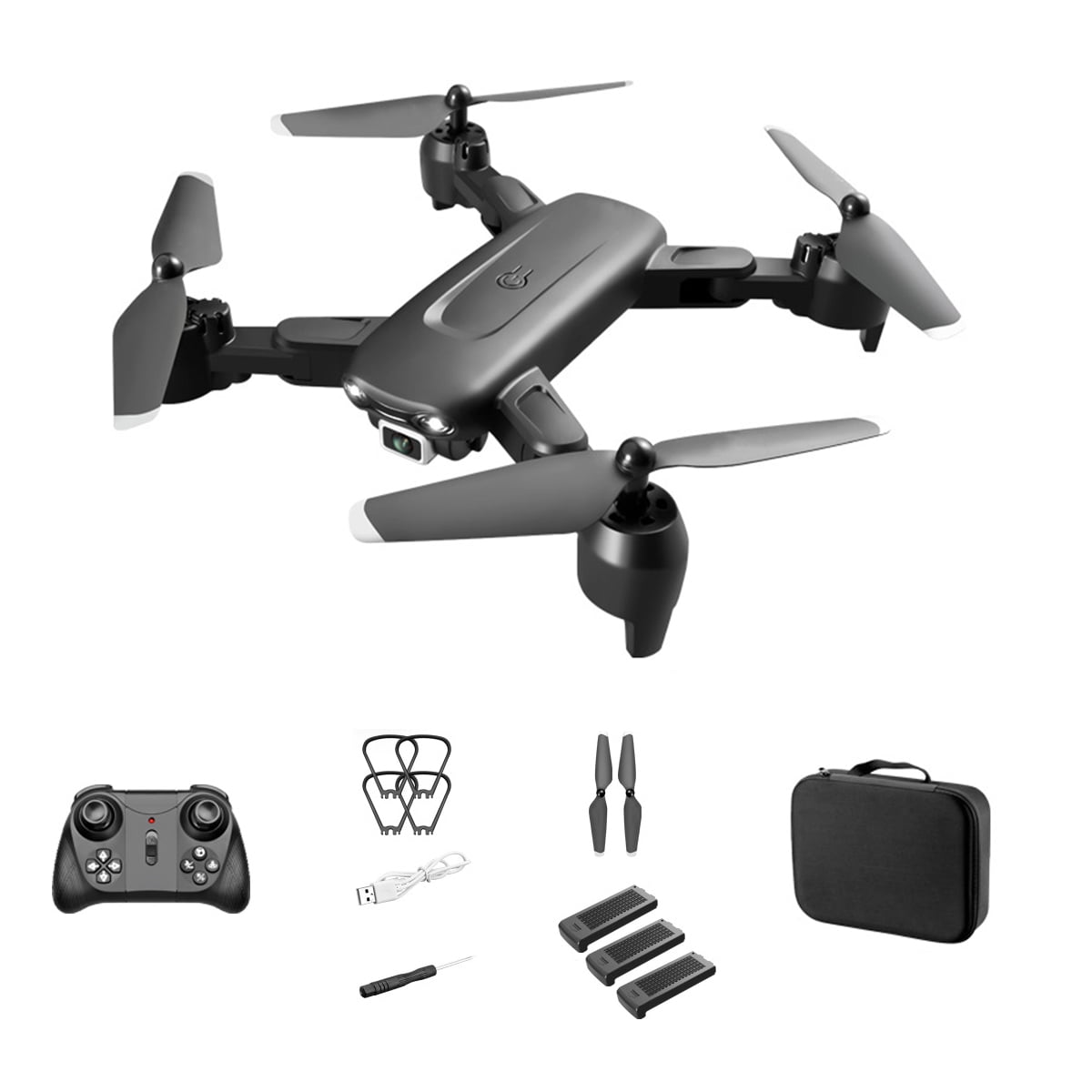 Professional Drone with Camera 6k, Dual Camera Foldable Drone with ...