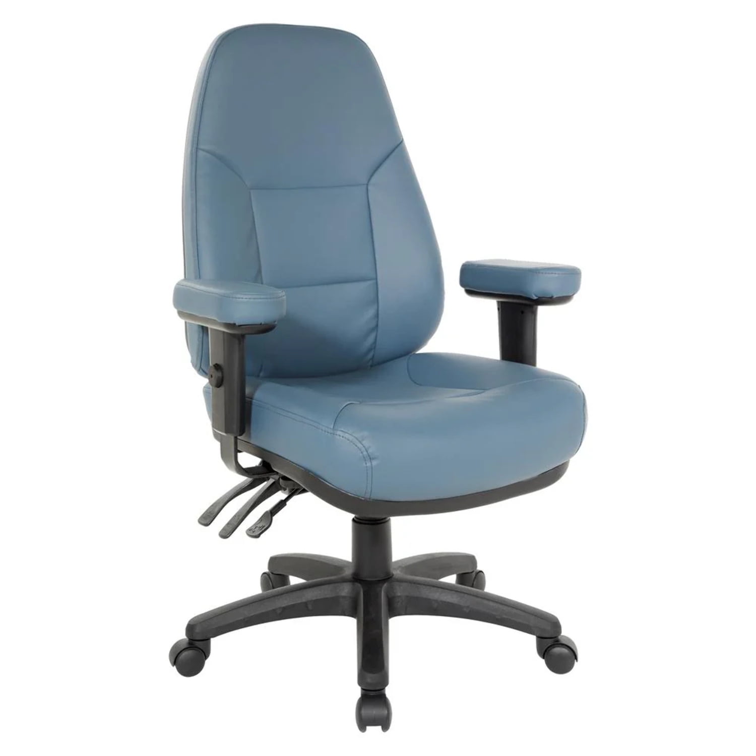 Professional Dual Function Ergonomic High Back Chair in Dillon Blue ...