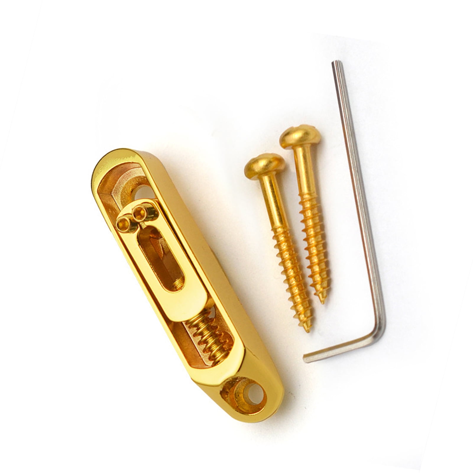 Professional Electric Bass Bridge Vertical Brass Saddles, String ...