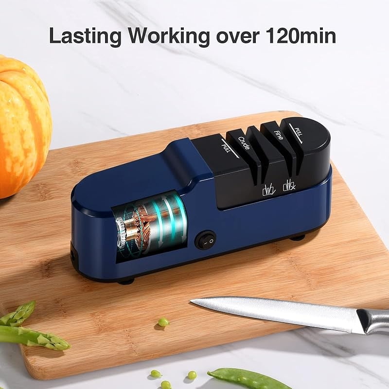 Professional Electric Knife Sharpener 2-Stage, Fast Sharpen & Polish ...